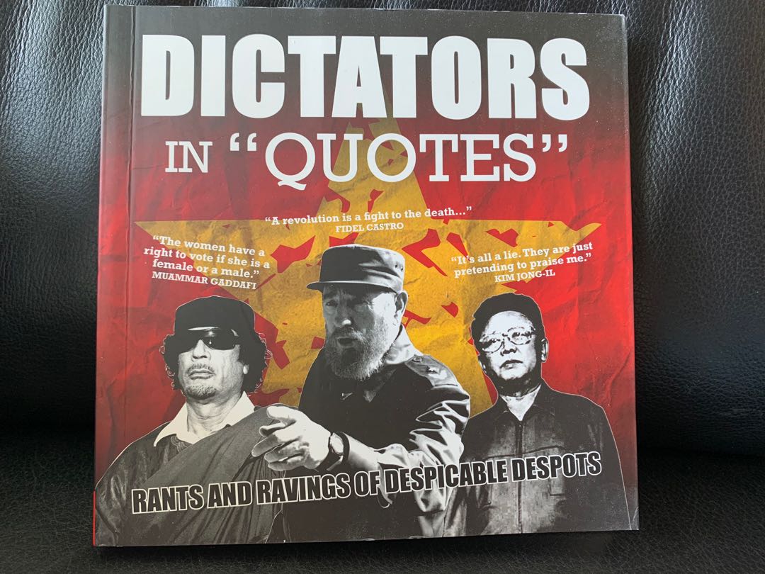 Dictators in Quotes, Hobbies & Toys, Books & Magazines, Fiction & Non ...
