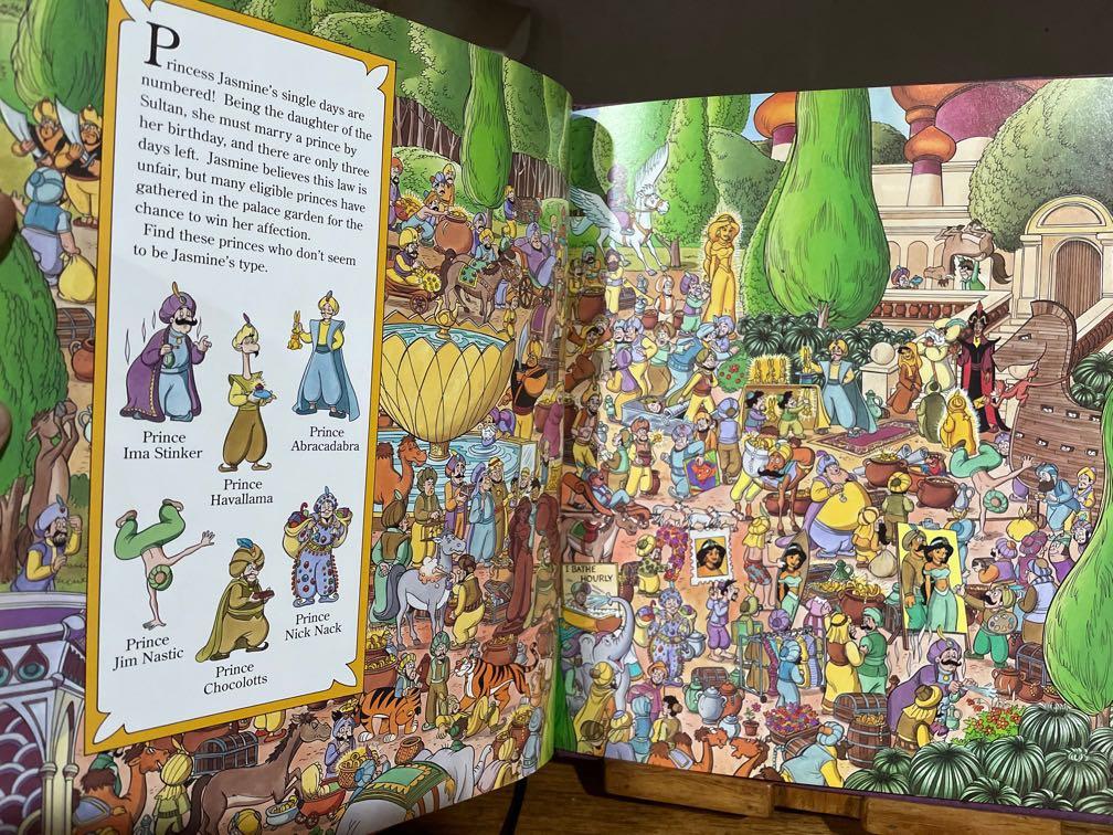 Disney Aladdin Look and Find book, Hobbies & Toys, Books & Magazines ...