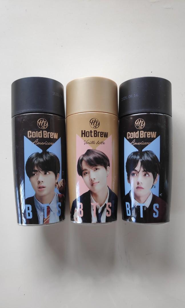 Empty BTS Coffee & Chillsung Bottles - All members, Jin, SUGA, j-hope ...