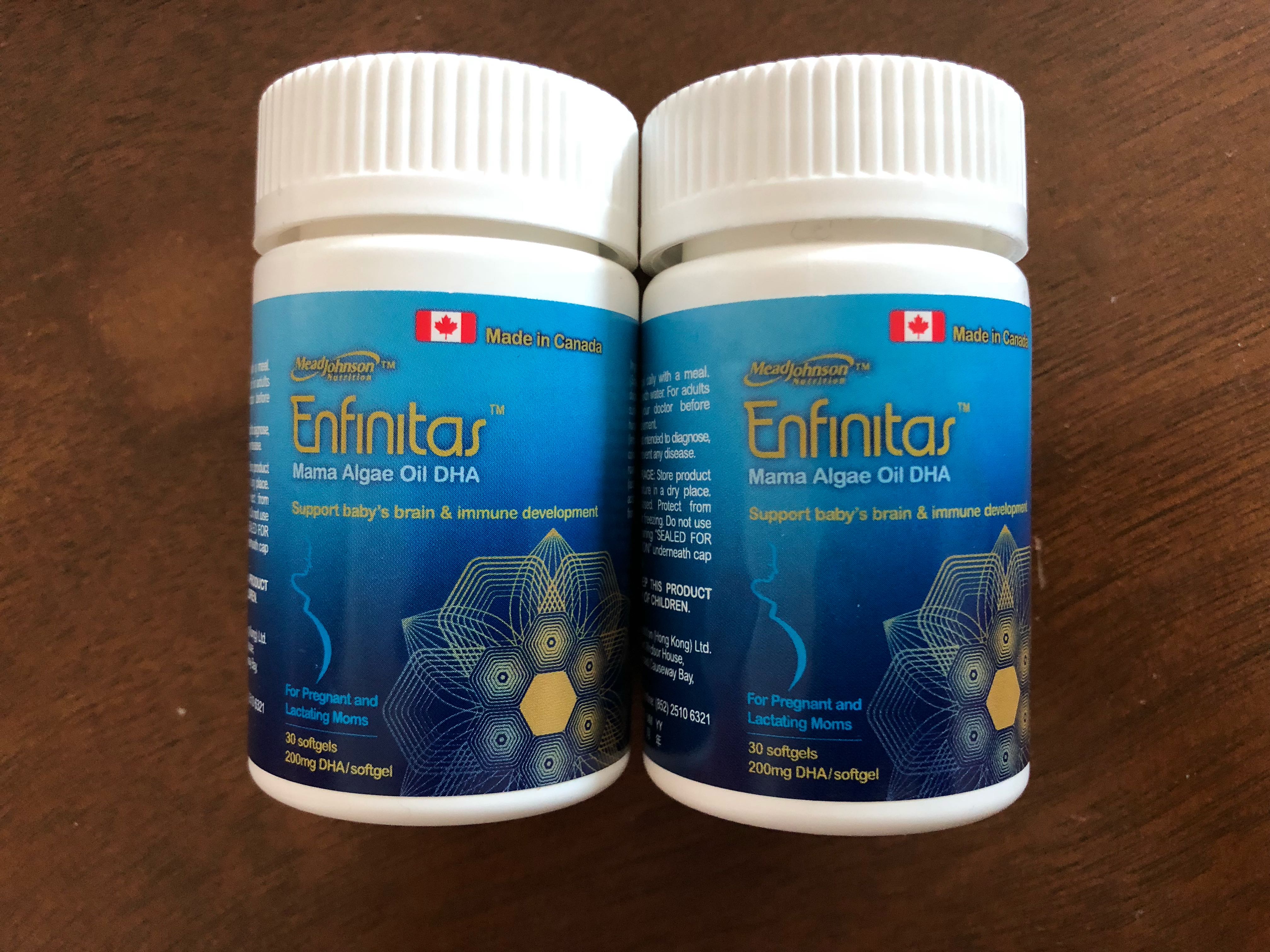 Enfinitas DHA x 2 bottles , 兒童＆孕婦用品, 孕婦用品 - Carousell