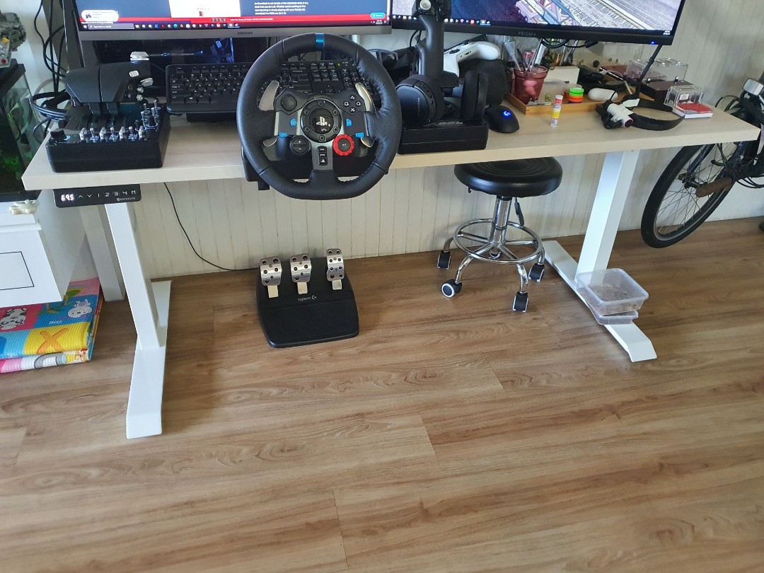 Ergo edge adjustable height computer table, Furniture & Home Living ...