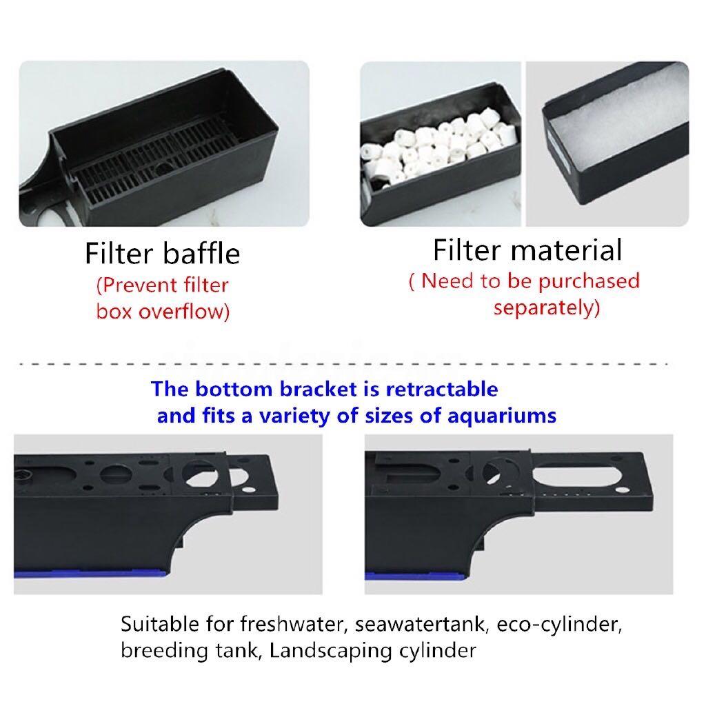 Fish Tank Overhead Cycle Filter 3-In-1, Pet Supplies, Homes & Other Pet ...