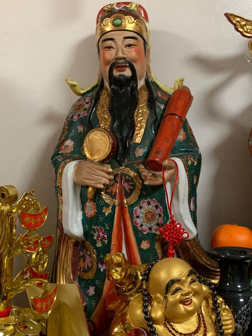 Fu Lu Shou porcelain figurines, Hobbies & Toys, Memorabilia ...