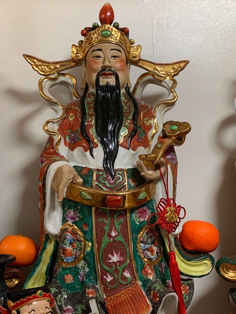 Fu Lu Shou porcelain figurines, Hobbies & Toys, Memorabilia ...