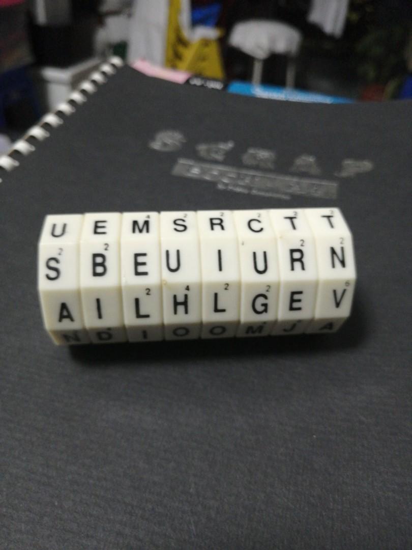 PRICE DROP: Geospace Word Spin Scramble Magnetic Game, Hobbies & Toys ...