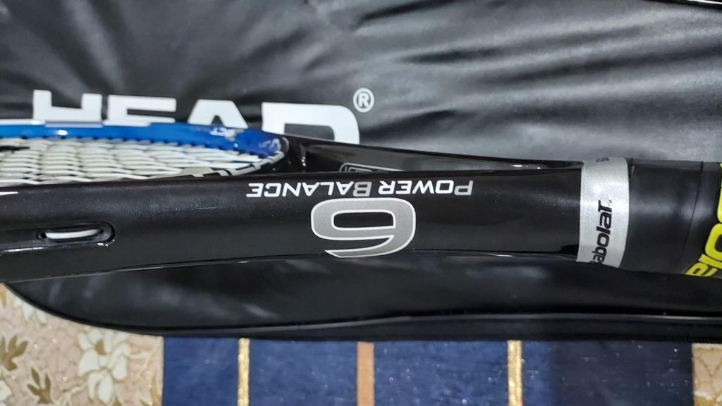 Head Power Balance 6 Racket w/ bag, Sports Equipment, Sports & Games ...