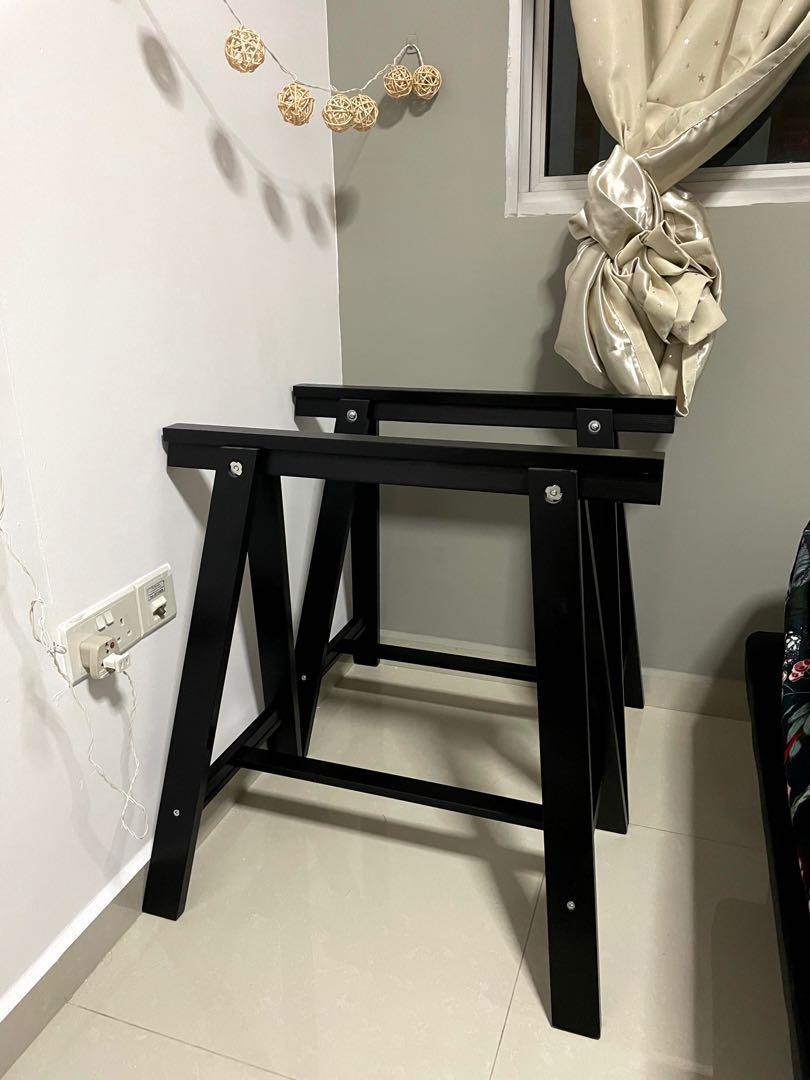 Ikea Oddvald (Black), Furniture, Tables & Chairs on Carousell