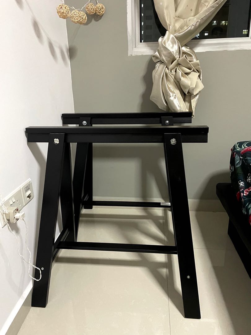 Ikea Oddvald (Black), Furniture, Tables & Chairs on Carousell