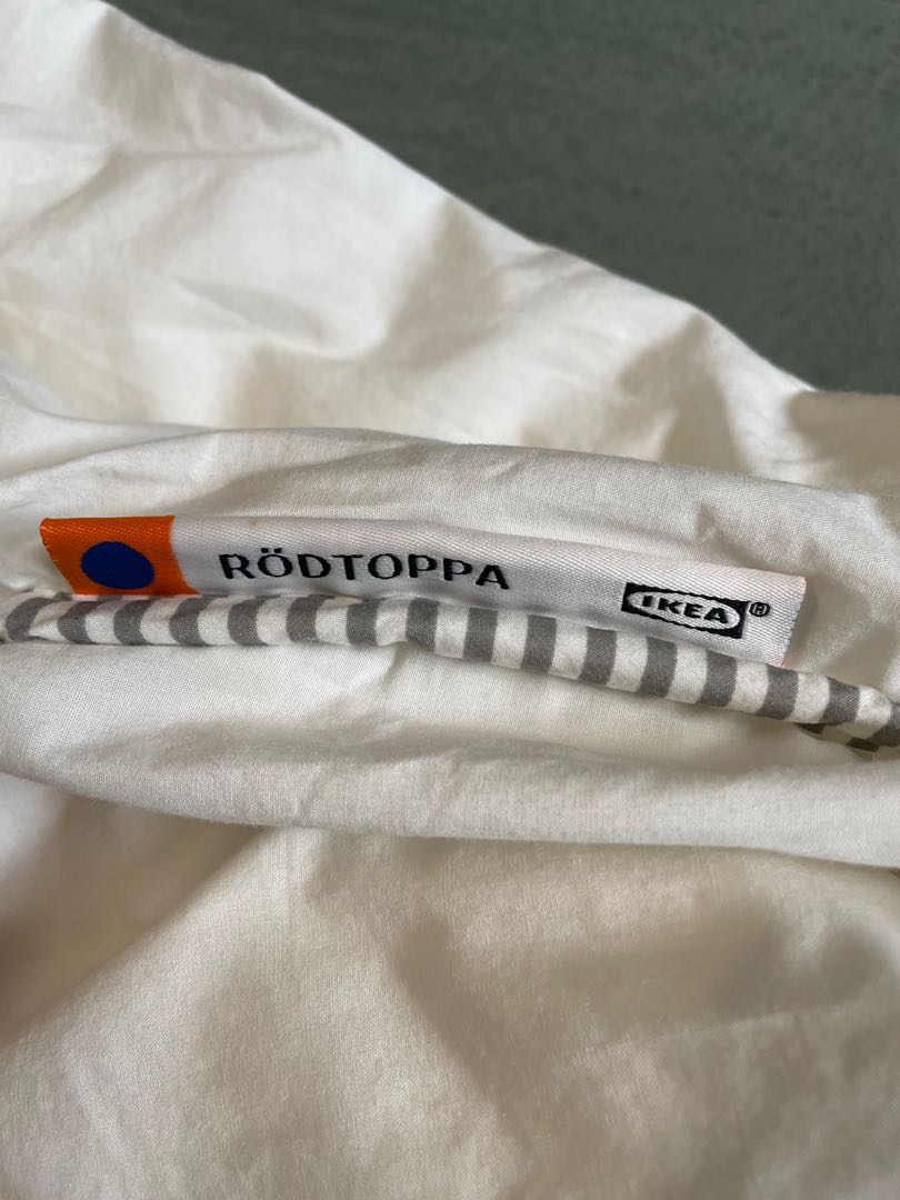 Ikea Rodtoppa Queen Quilt / Duvet, Furniture & Home Living, Furniture ...