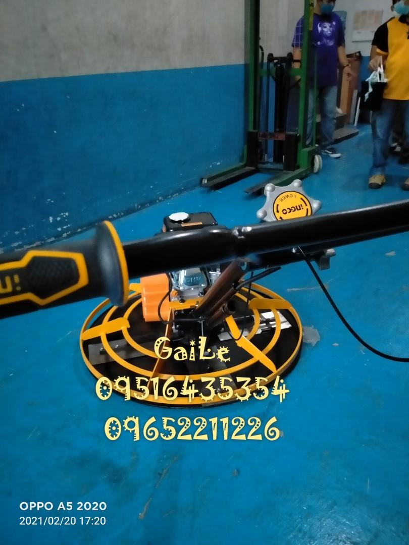 INGCO 6.5HP Power Trowel, Commercial & Industrial, Industrial Equipment ...