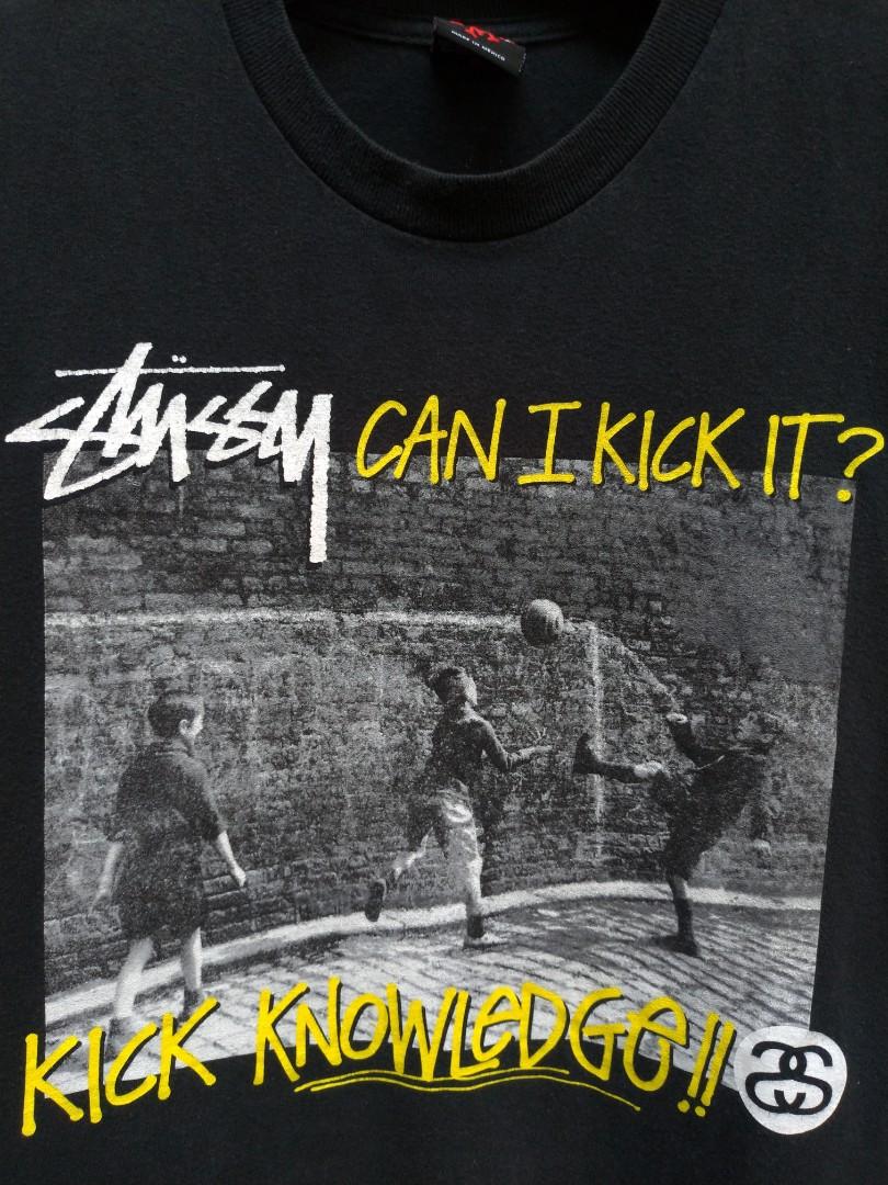 Vintage 90s Stussy Can I Kick It Kick Knowledge Photoprint,