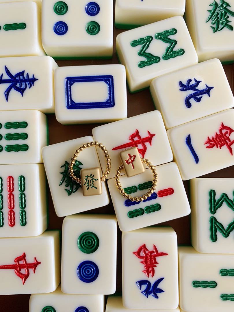 Mahjong Rings, Women's Fashion, Jewelry & Organisers, Rings on Carousell