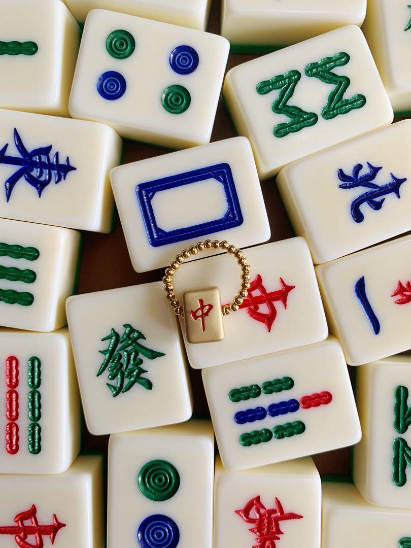 Mahjong Rings, Women's Fashion, Jewelry & Organisers, Rings on Carousell