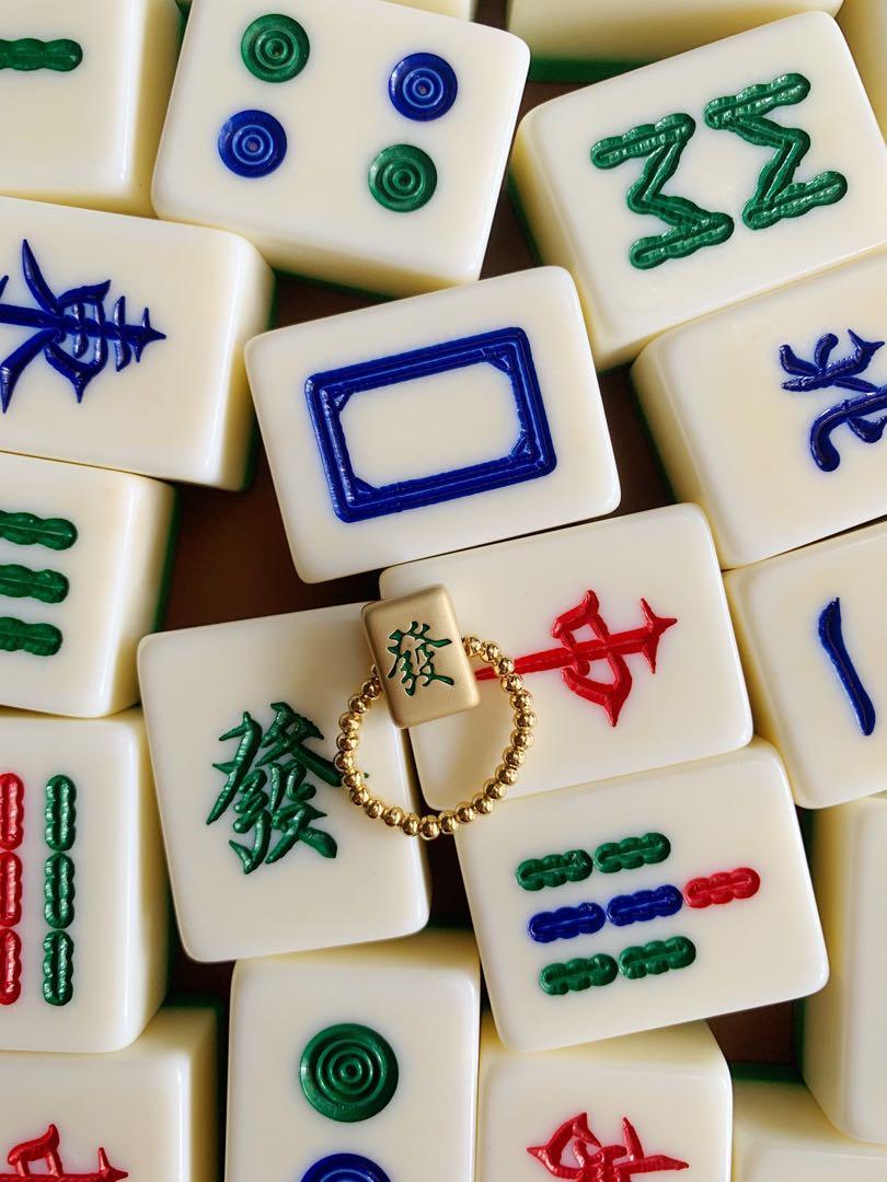 Mahjong Rings, Women's Fashion, Jewelry & Organisers, Rings on Carousell