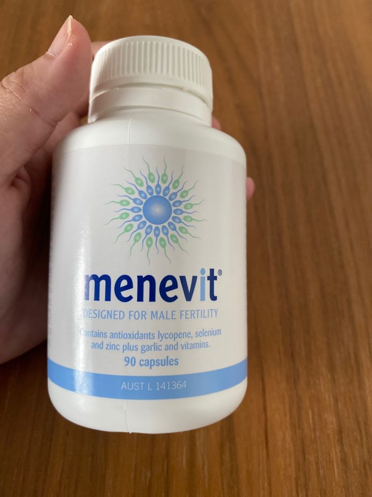 Menevit Male Fertility Capsules - 72ct left (opened), Babies & Kids ...