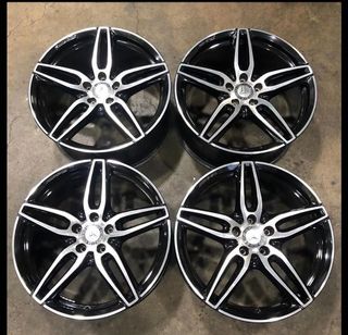 Original Mercedes Benz Staggered AMG Rims 18”, Car Accessories, Tyres ...