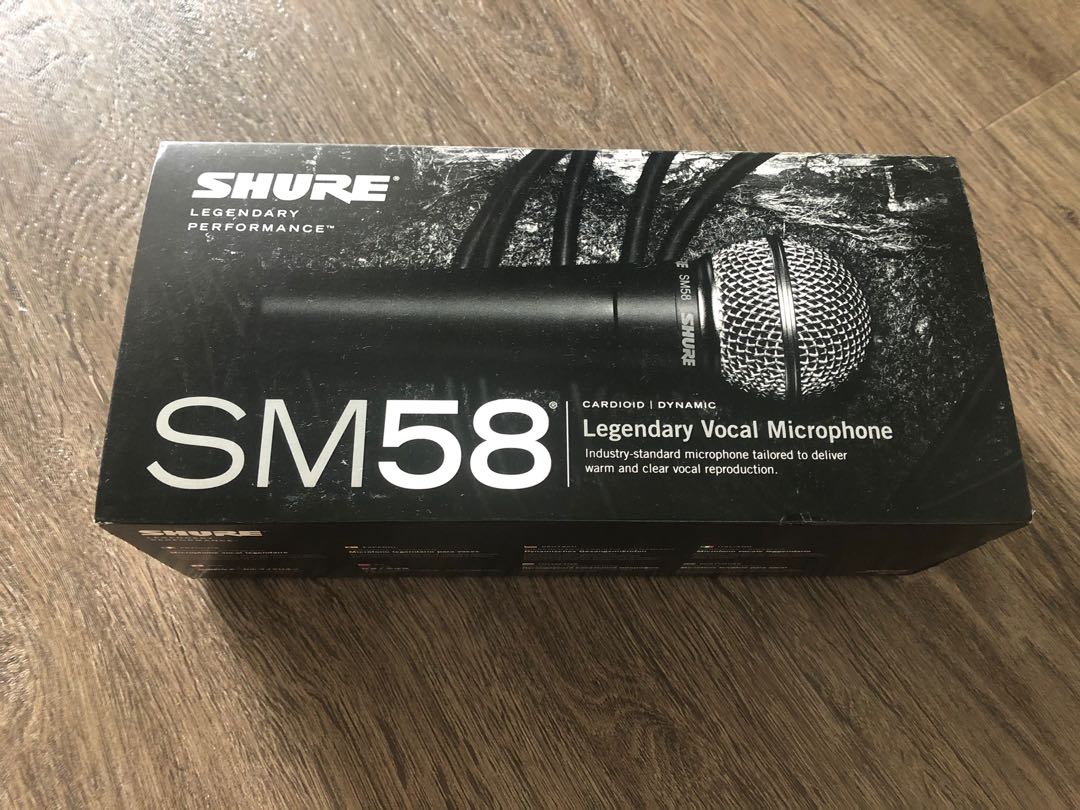 Mic Shure SM58 mic only, Hobbies & Toys, Music & Media, Musical ...