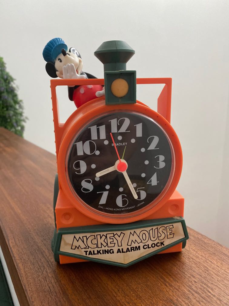 Mickey Mouse talking alarm clock, Hobbies & Toys, Collectibles ...