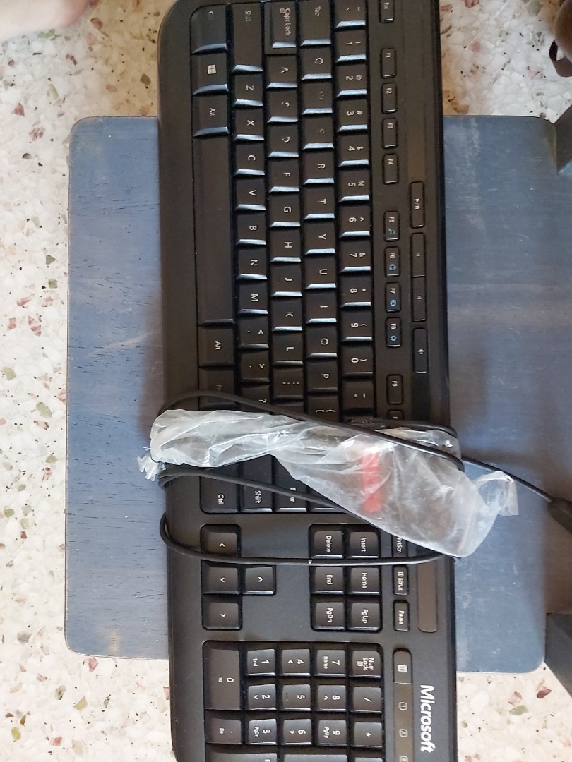 Microsoft membrane keyboard, Computers & Tech, Parts & Accessories ...