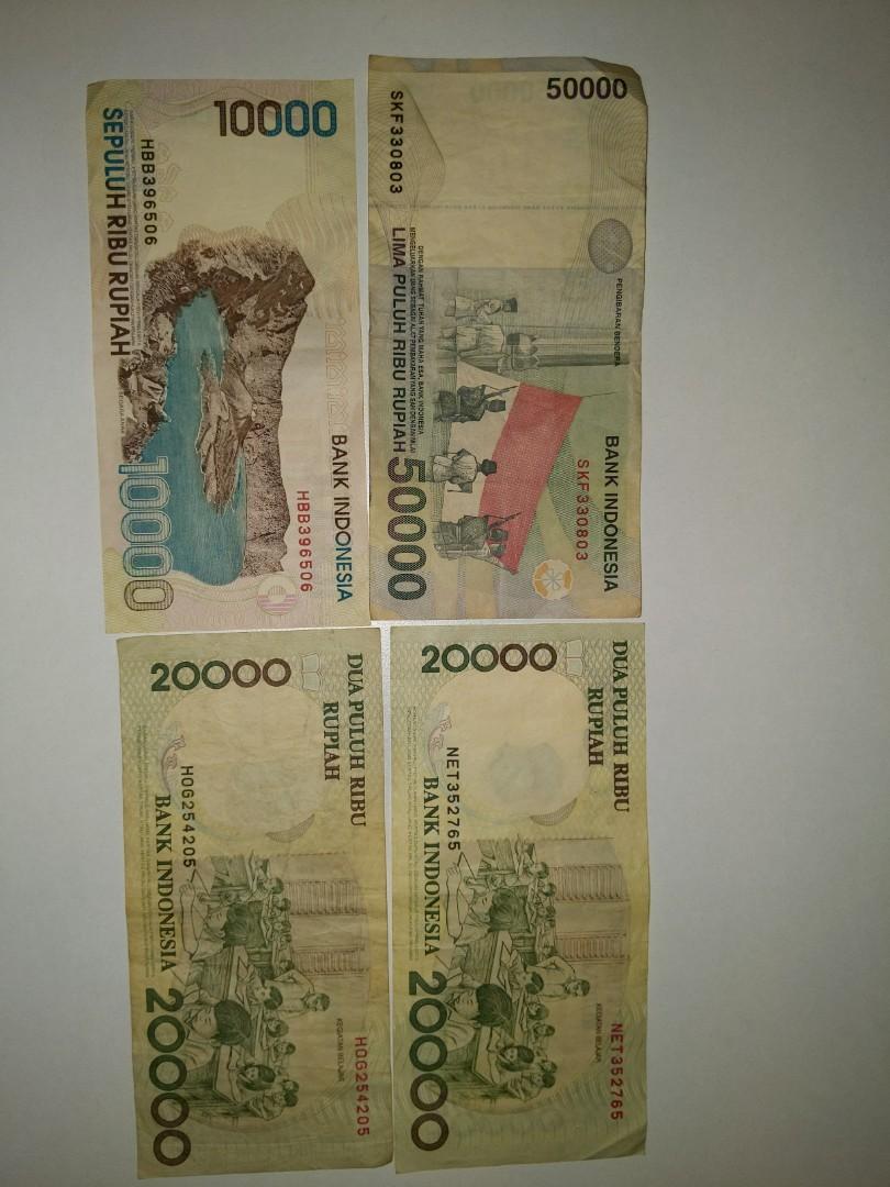 Old Indonesia Rupiah Notes printed 1998 and 1999, Hobbies & Toys ...