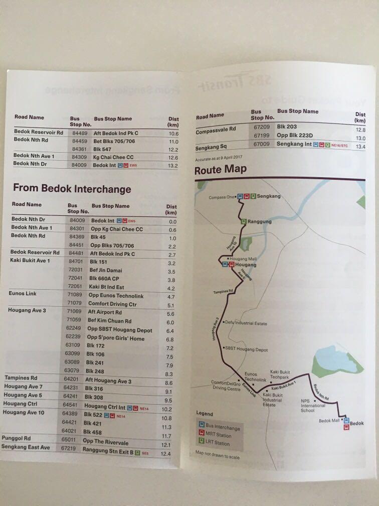 Old Bus Guide of SBS Transit Service 87, Hobbies & Toys, Memorabilia ...