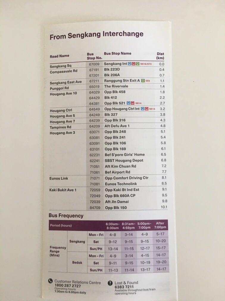 Old Bus Guide of SBS Transit Service 87, Hobbies & Toys, Memorabilia ...