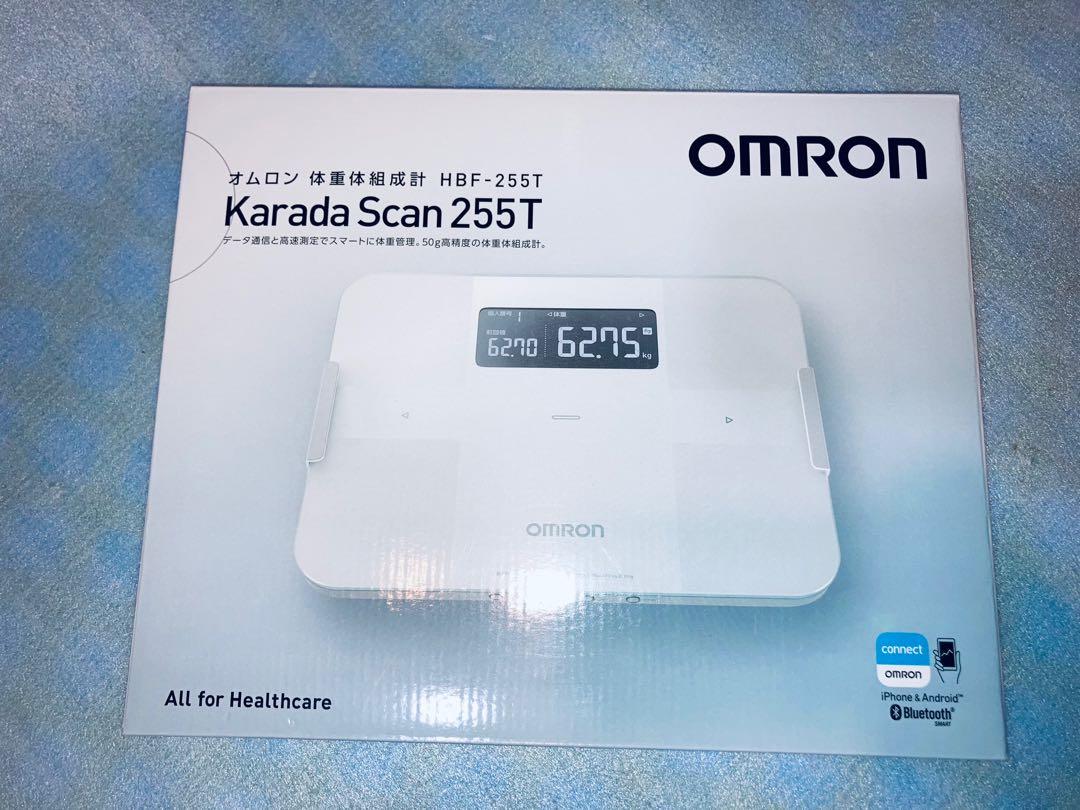 OMRON 日版 HBF-255 T 日版 歐姆龍 體脂磅 體脂稱 體脂秤 藍牙連接手機 karada scan 智能脂肪磅 SMART ...