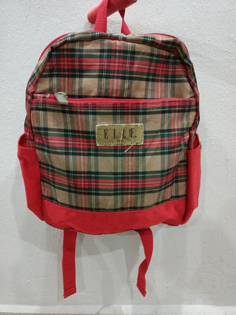 Original elle backpack, Women's Fashion, Bags & Wallets, Backpacks on ...