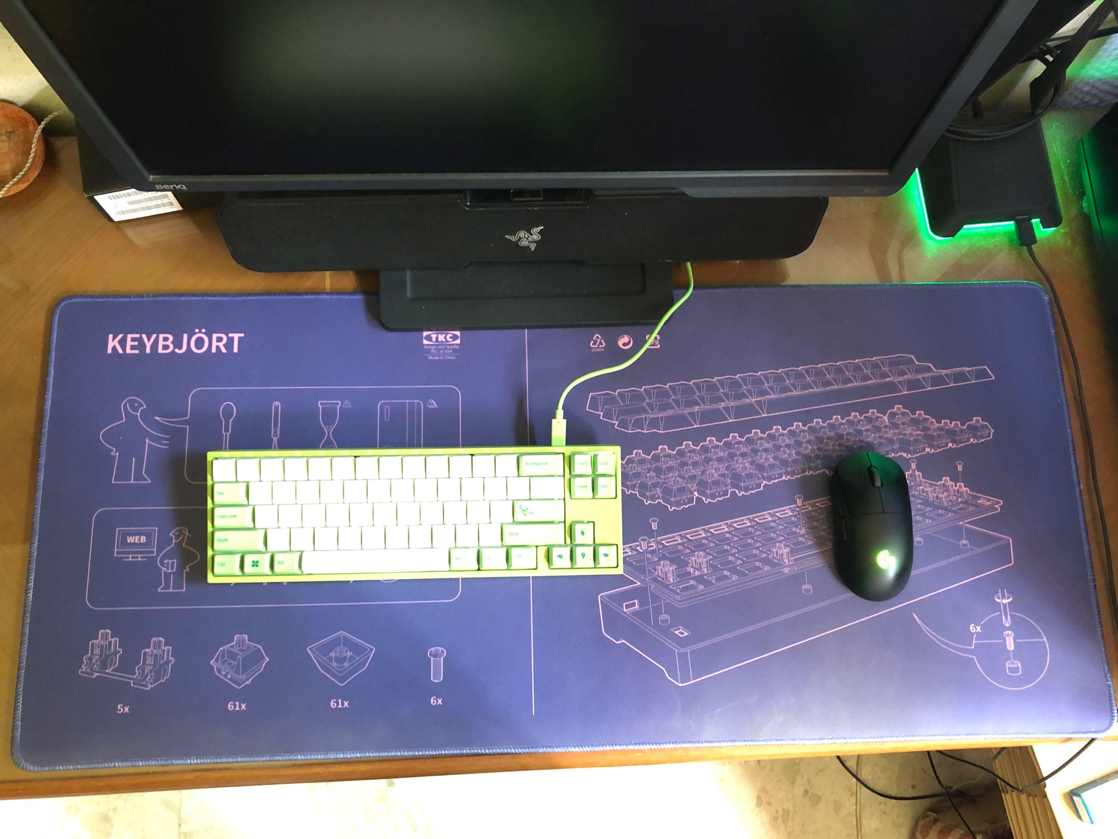 Original PIXLJAR X TKC deskmat - KEYBJÖRT, Computers & Tech, Parts & Accessories, Computer ...