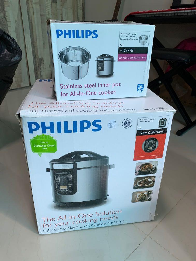 Philips HD2137 all in one solution cooker, TV & Home Appliances ...