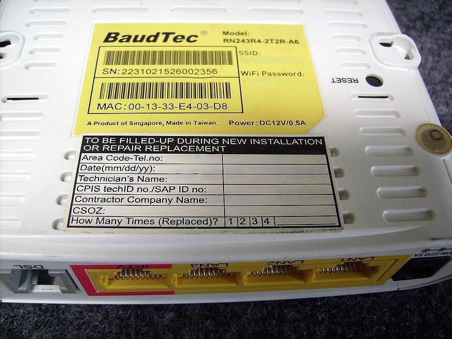 PLDT DSL WIFI modem/router, Computers & Tech, Parts & Accessories ...