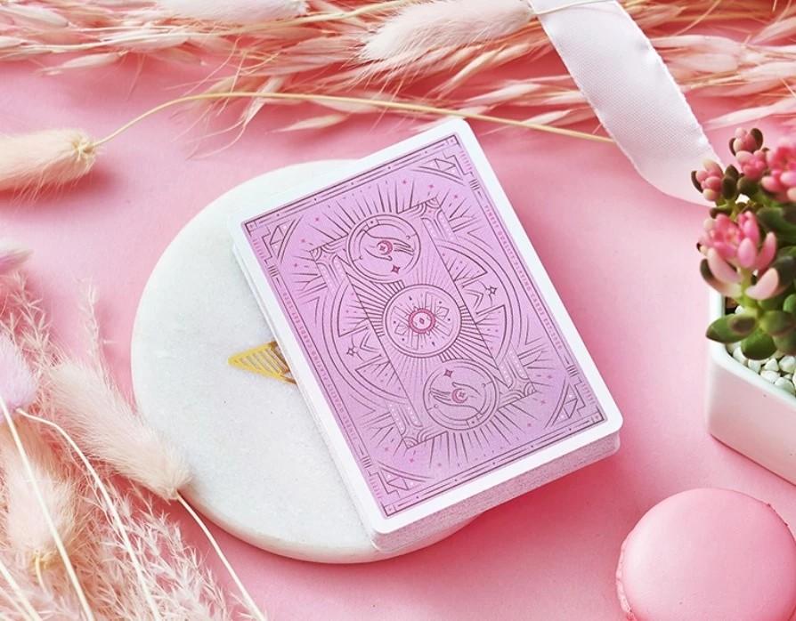 Poker Cards - Solokid Sakura V1, Sweet Romance Regular Playing Cards ...