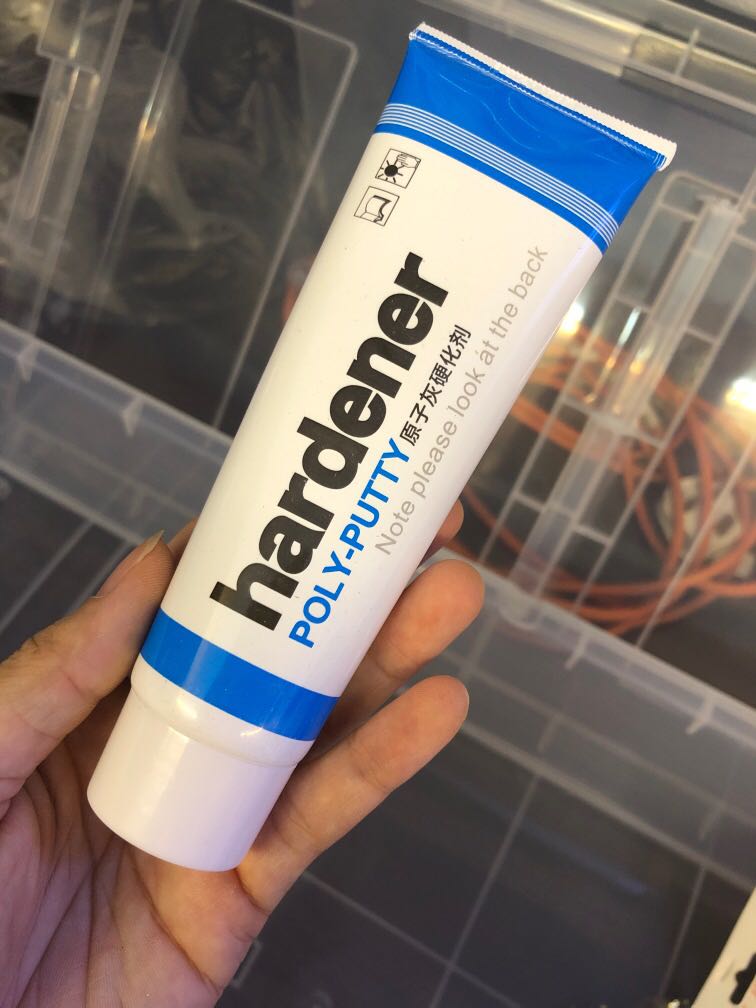 Poly putty potty putty for epoxy putty (hardener only, clear coloured ...