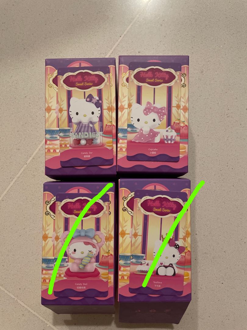 Popmart hello kitty sweet series, Hobbies & Toys, Toys & Games on Carousell