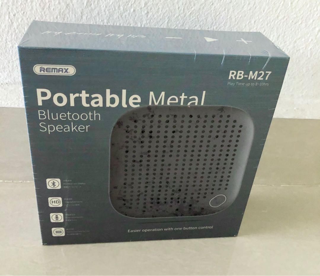 Remax RB-M27 Portable Bluetooth Speakers, Electronics, Audio on Carousell
