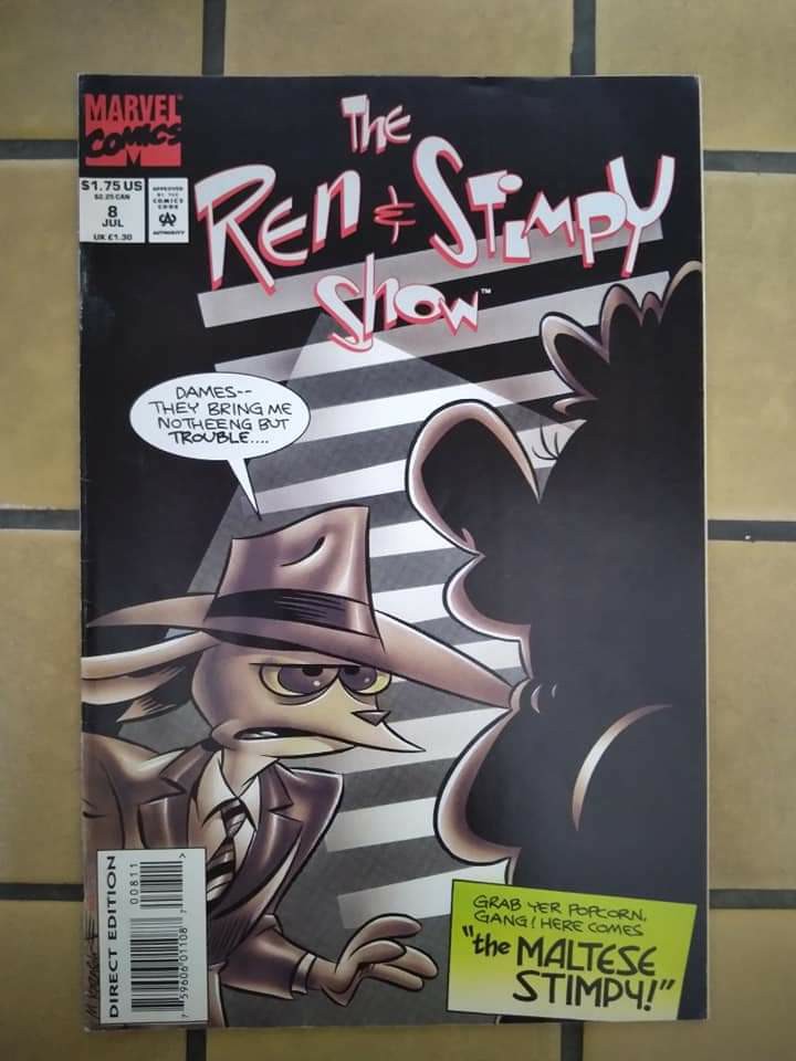 Ren And Stimpy Show #8 ( Mike Kazaleh - Cover Art ) Marvel Comics ...