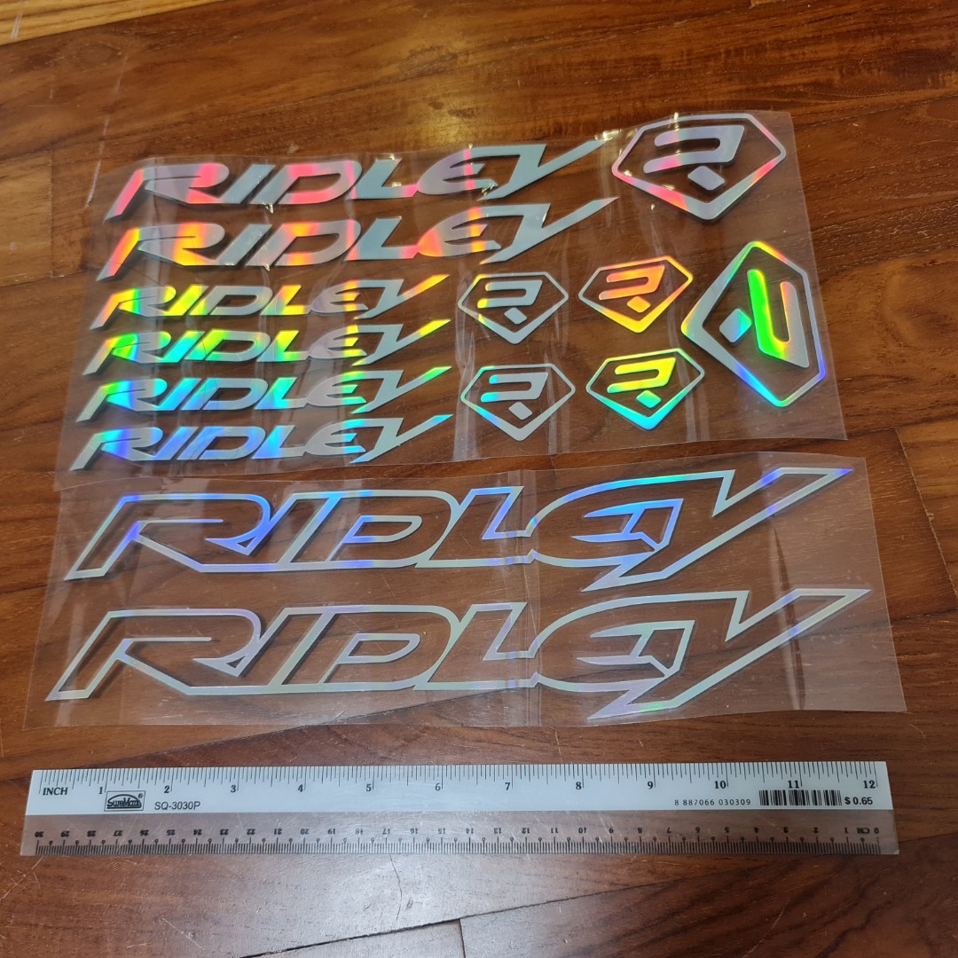 Ridley road bike sticker, Sports Equipment, Bicycles & Parts, Parts ...