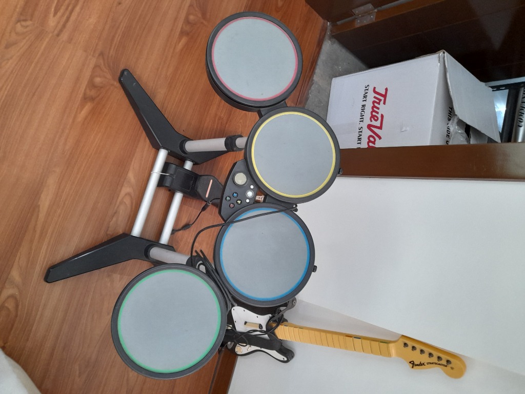 Rock Band Drum Set for Xbox 360, Video Gaming, Gaming Accessories ...