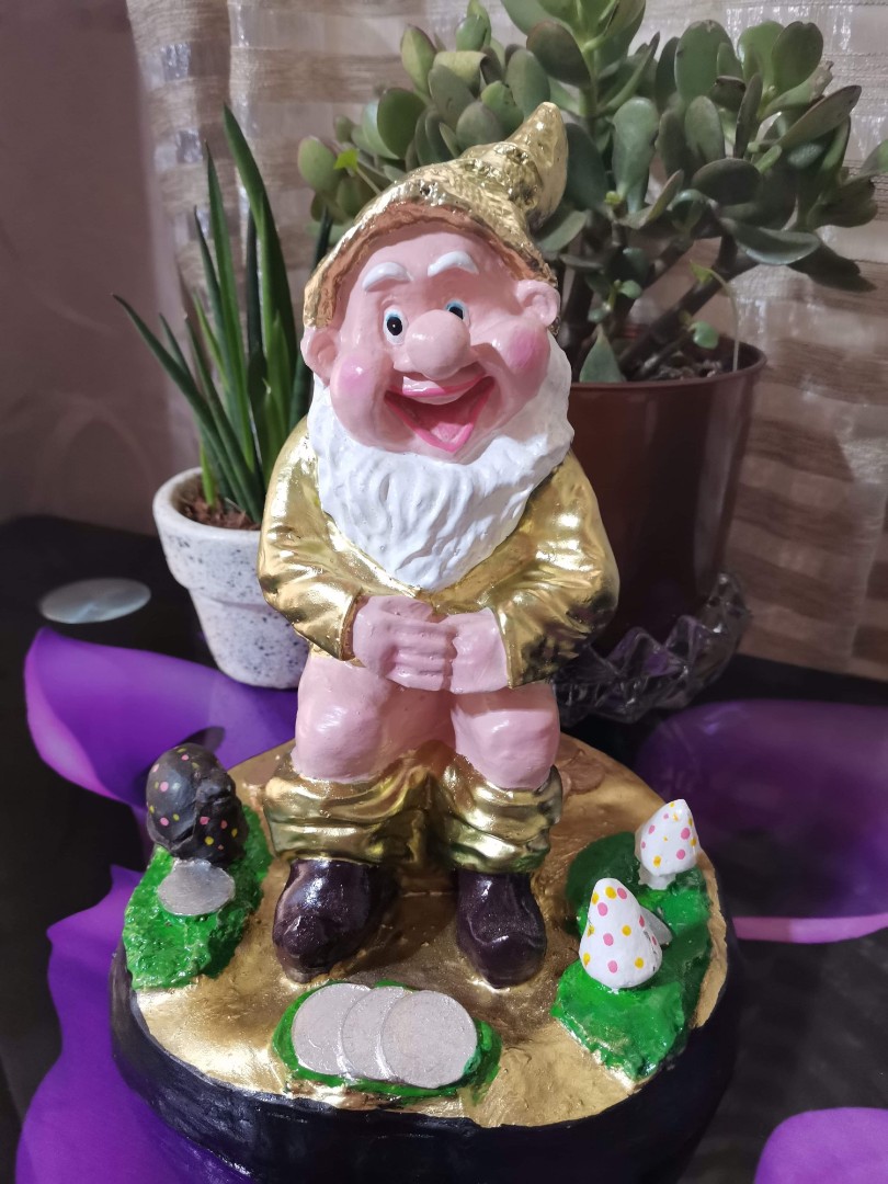 Smiley Pooping Dwarf, Furniture & Home Living, Home Decor, Other Home ...
