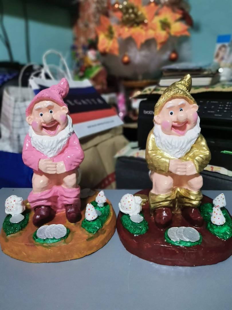 Smiley Pooping Dwarf, Furniture & Home Living, Home Decor, Other Home ...