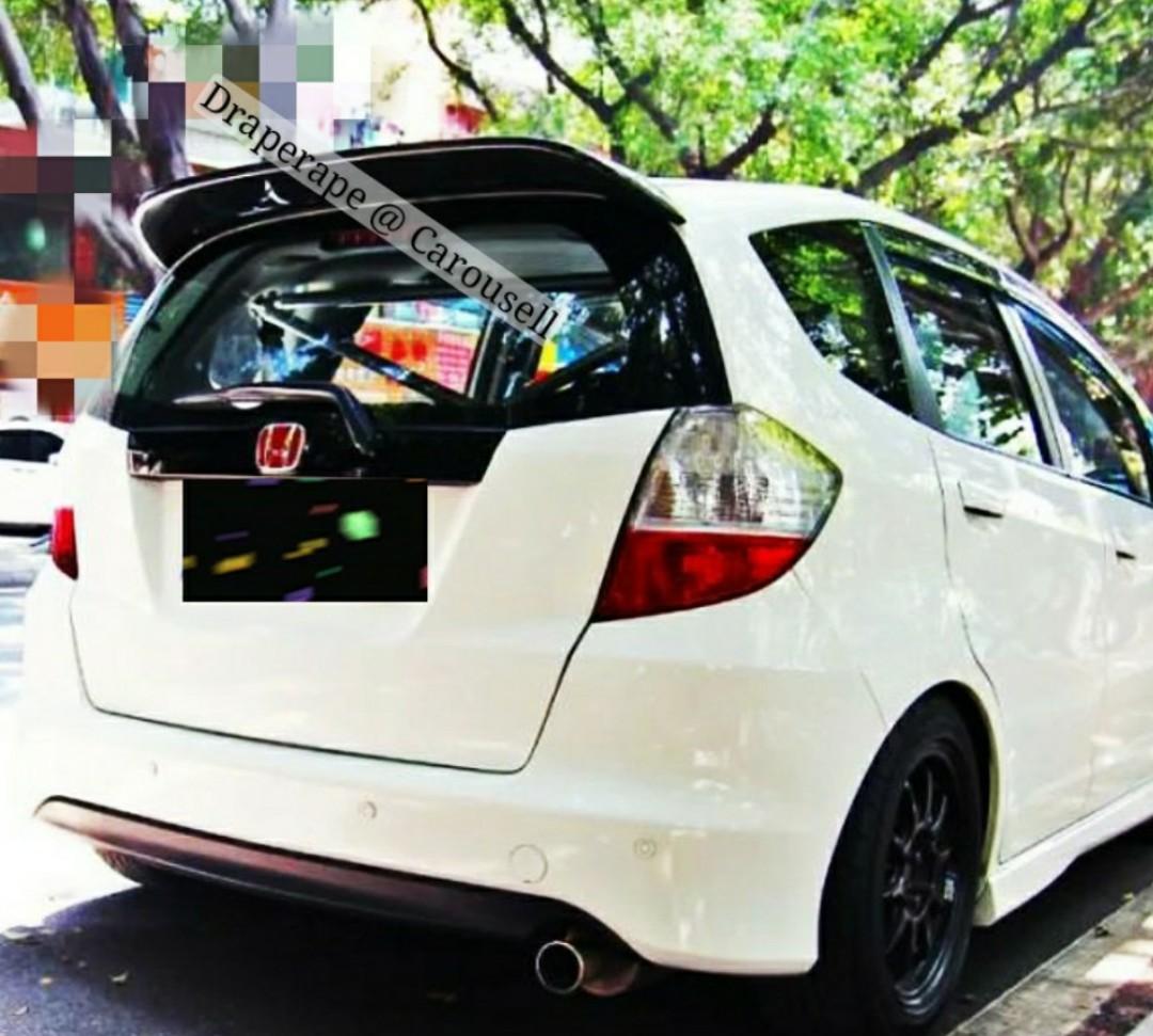 Spoon Spoiler for Honda Jazz Fit GE6 GE8, Car Accessories, Accessories ...