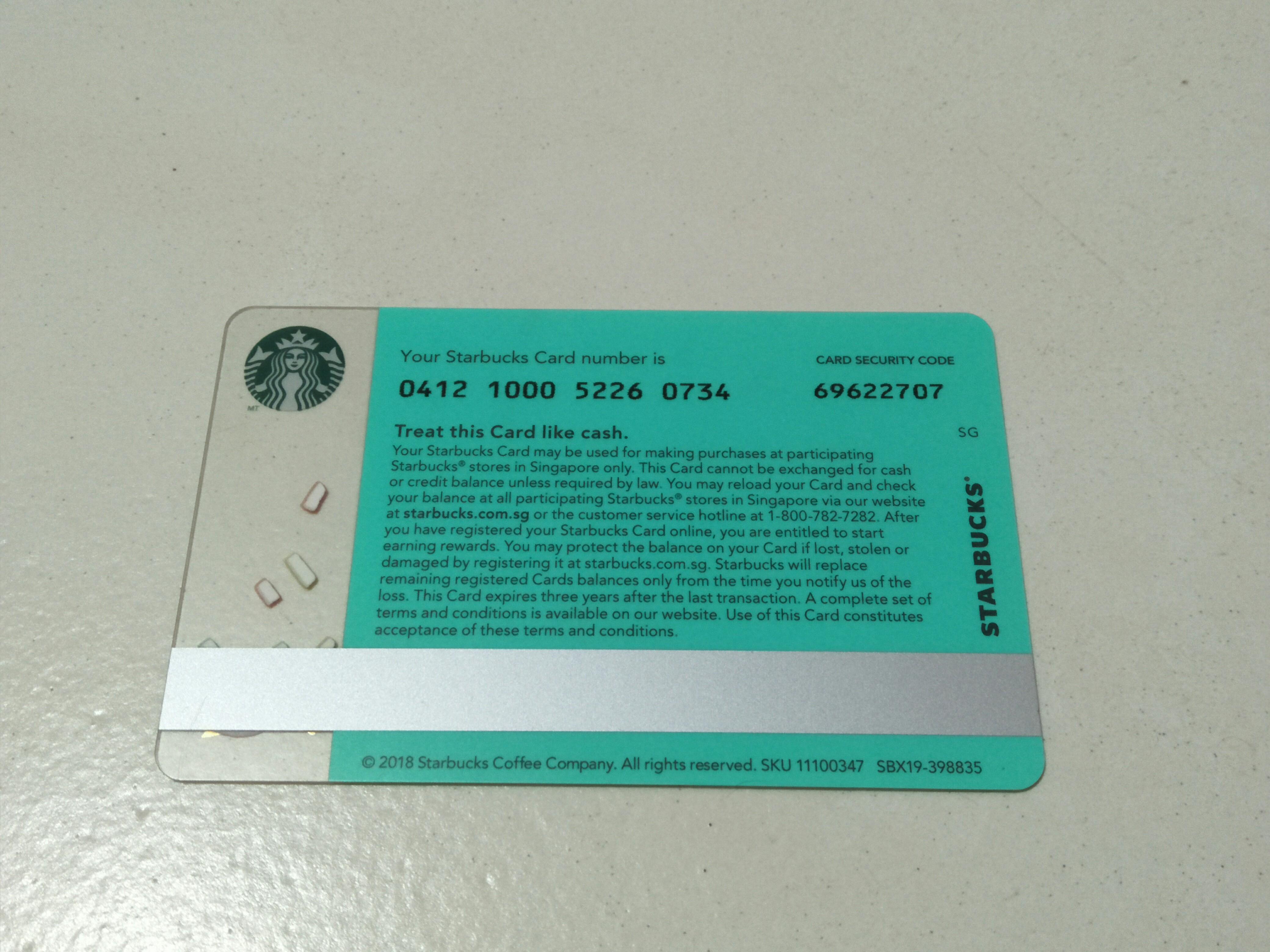 Starbucks Card, Everything Else on Carousell