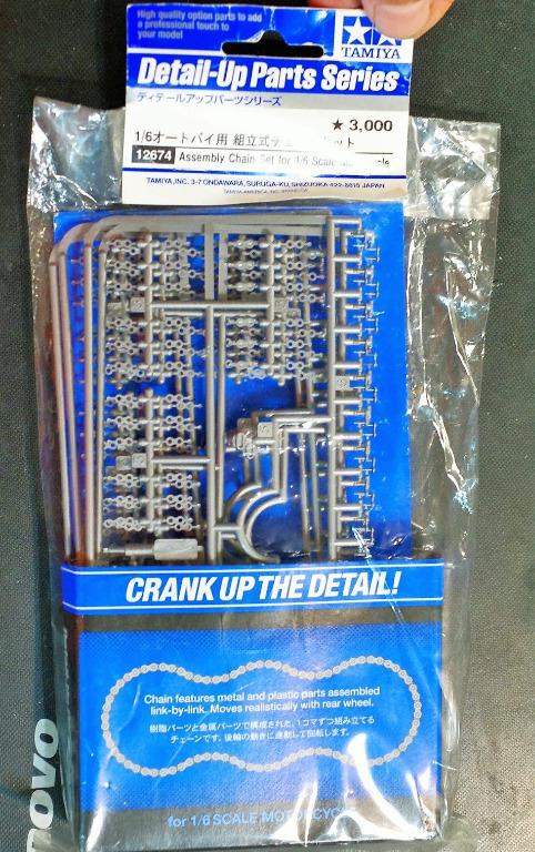 Tamiya-田宮-12674-1/24-Assembly Chain Set for 1/6 Scale Motorcycle-w ...