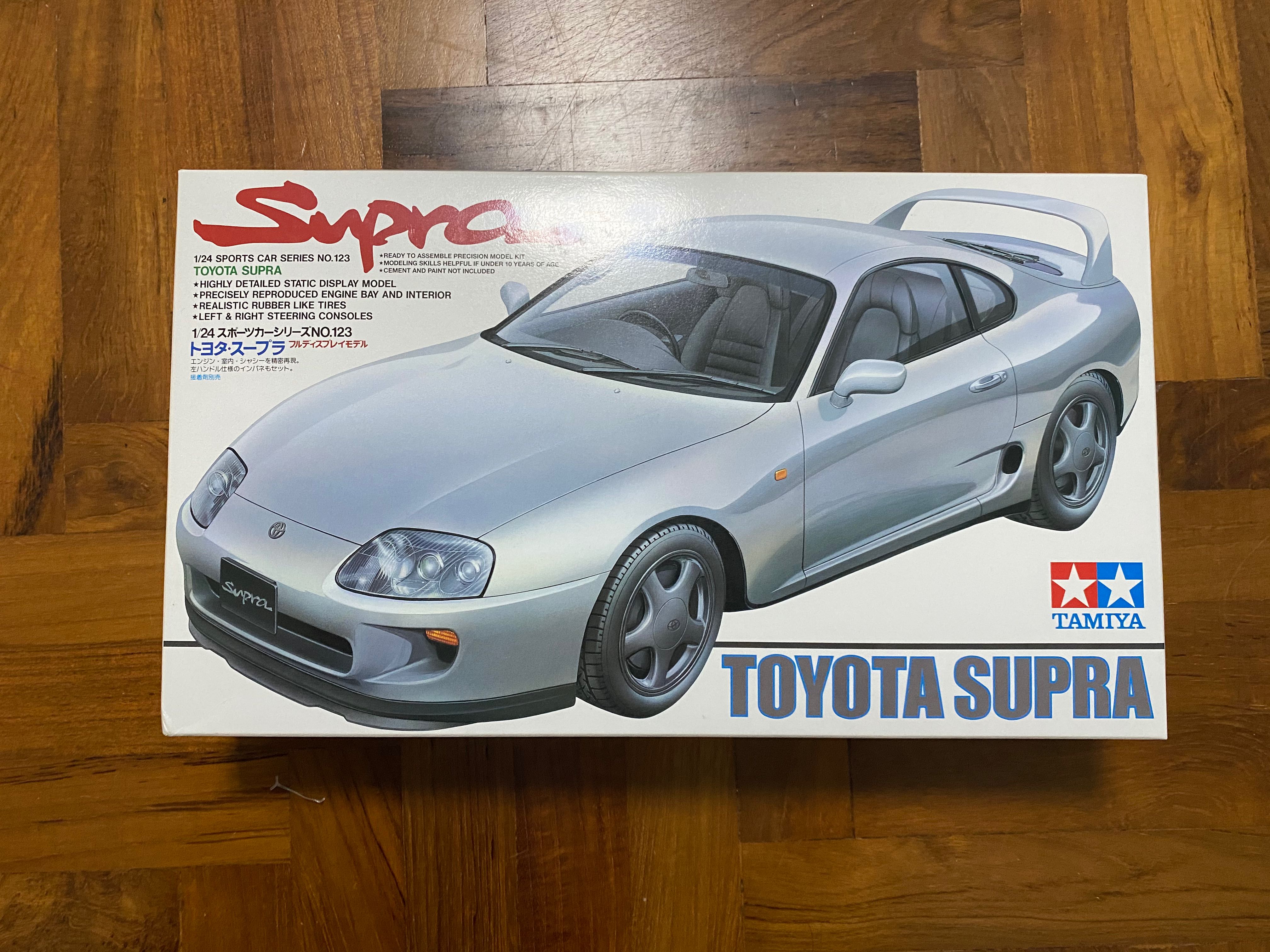 Tamiya 1/24 Model Kit Sports Car Series No.123 Toyota Supra JZA80 MK4 ...