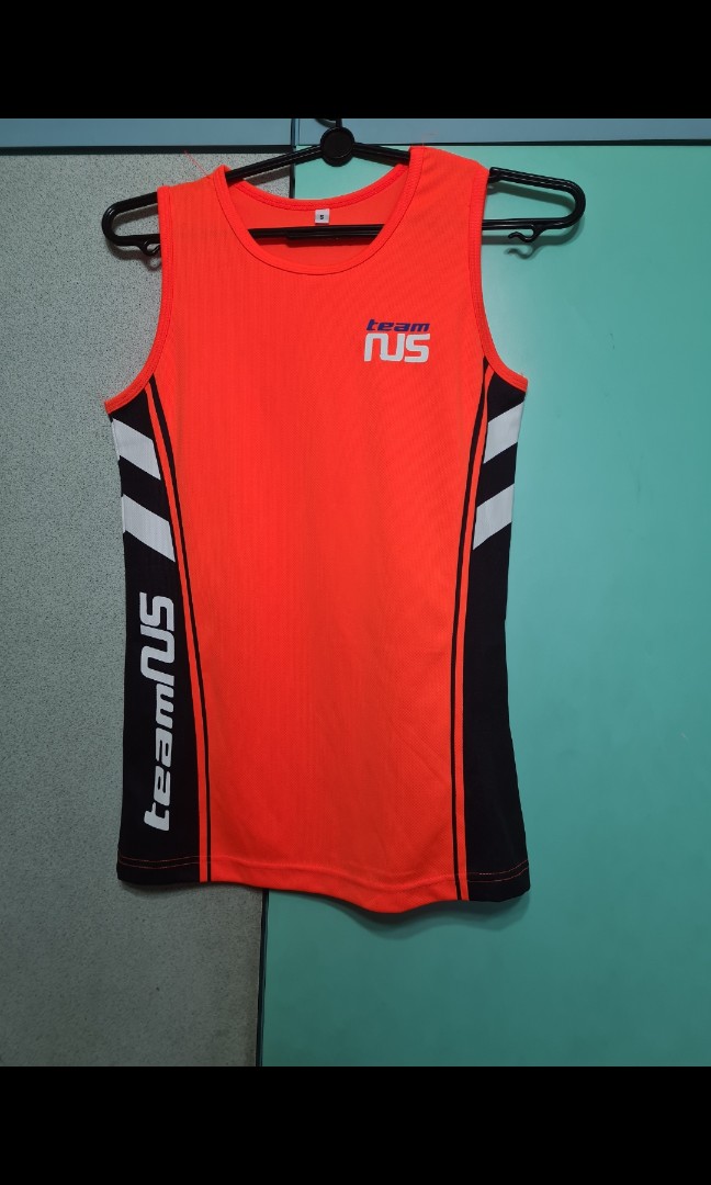 Team NUS Track & Field Singlet, Men's Fashion, Activewear on Carousell