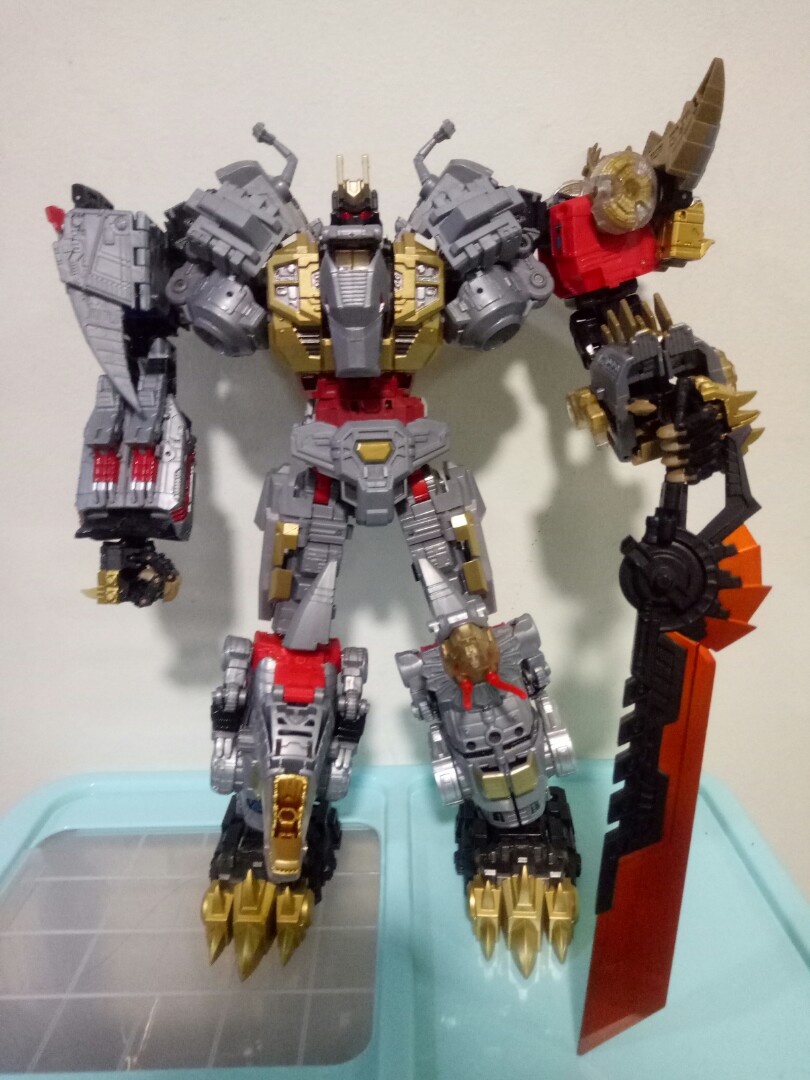 Cannot transform. Dinobot POTP Volcanicus + TCW06 Add-on Upgrade Kit ...