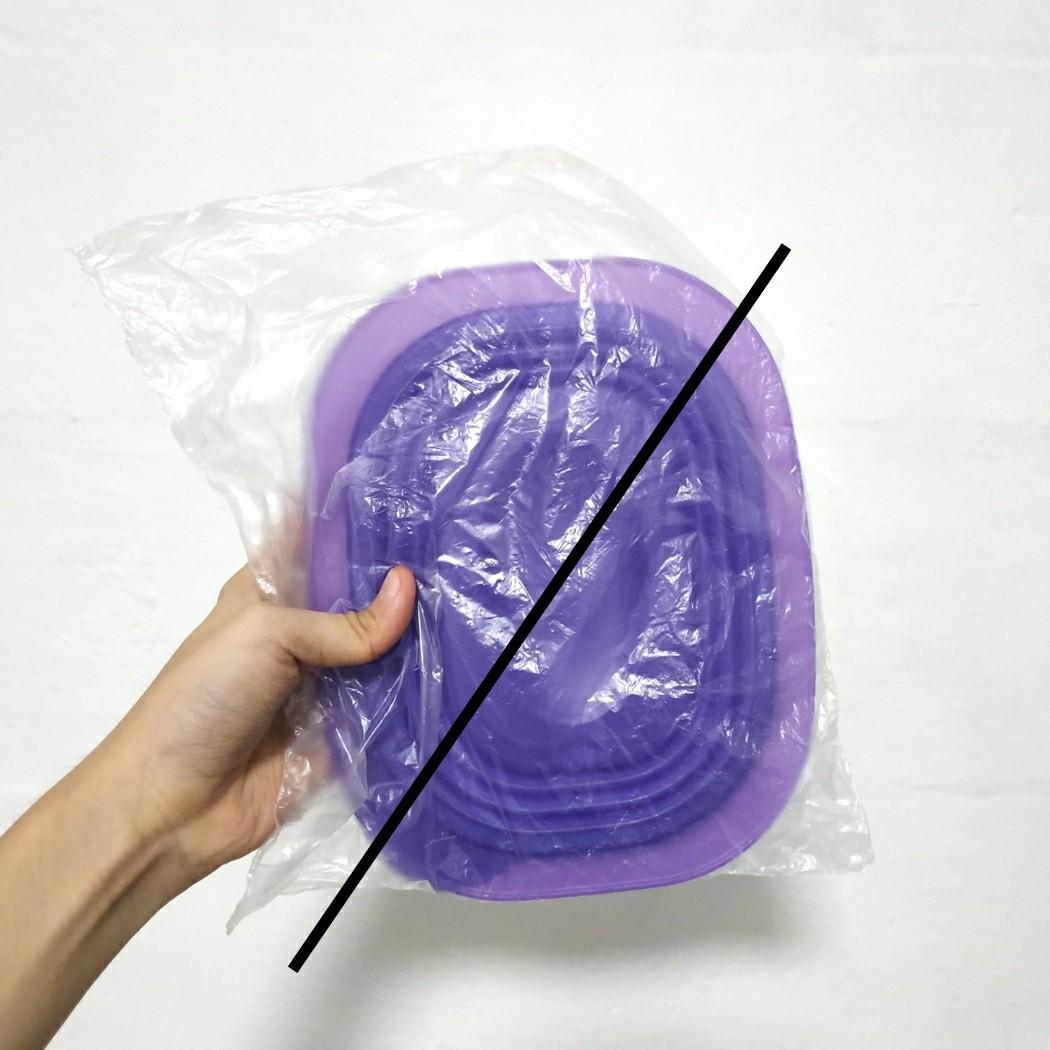 Tupperware 850 ml Go Flex Rectangular Collapsible Container, Furniture ...