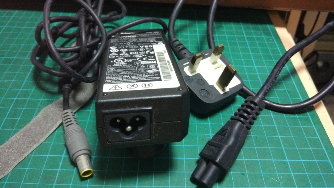 Used original Thinkpad ac charger 90W, Computers & Tech, Parts ...