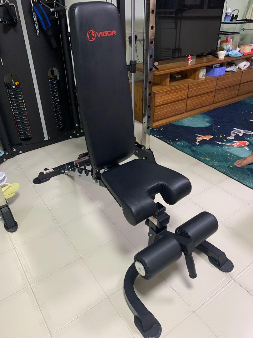 Vigor Gym Bench, Sports, Weights & Gym Equipment on Carousell