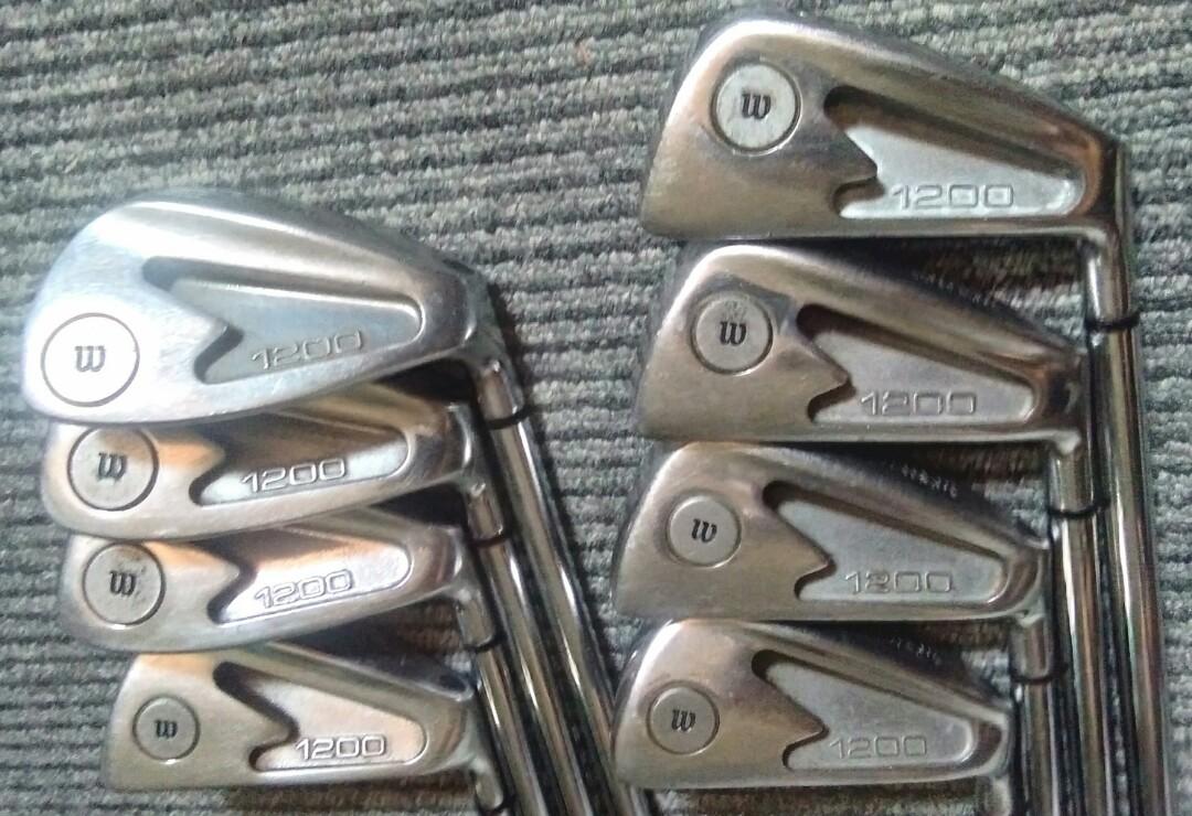 Wilson 1200 irons, Sports Equipment, Sports & Games, Golf on Carousell